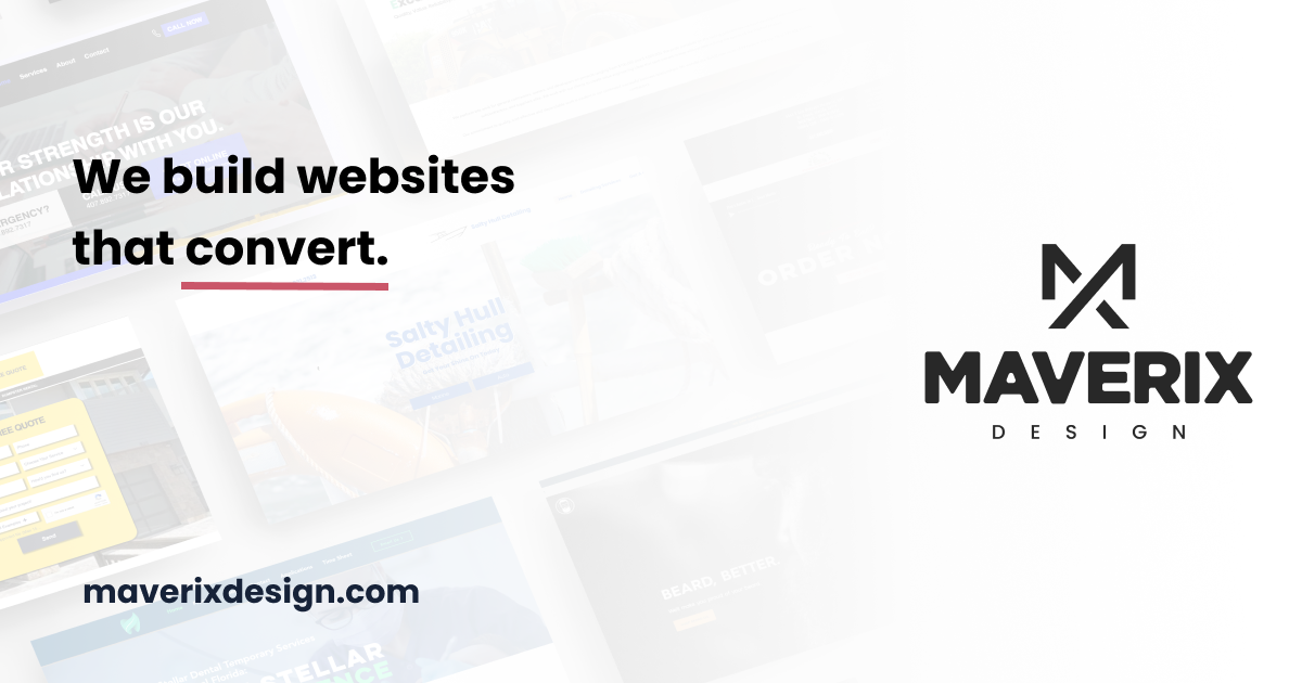 #1 Trusted Web Design & SEO Company | Maverix Design